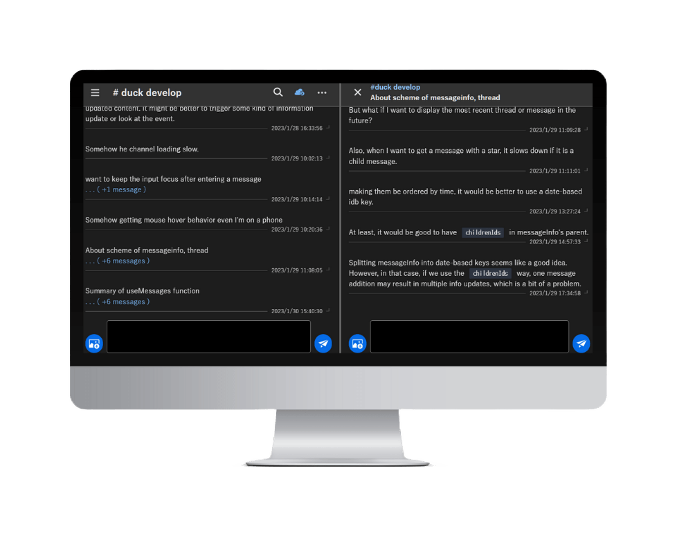 Duck, a chat-based note app for your knowledge base